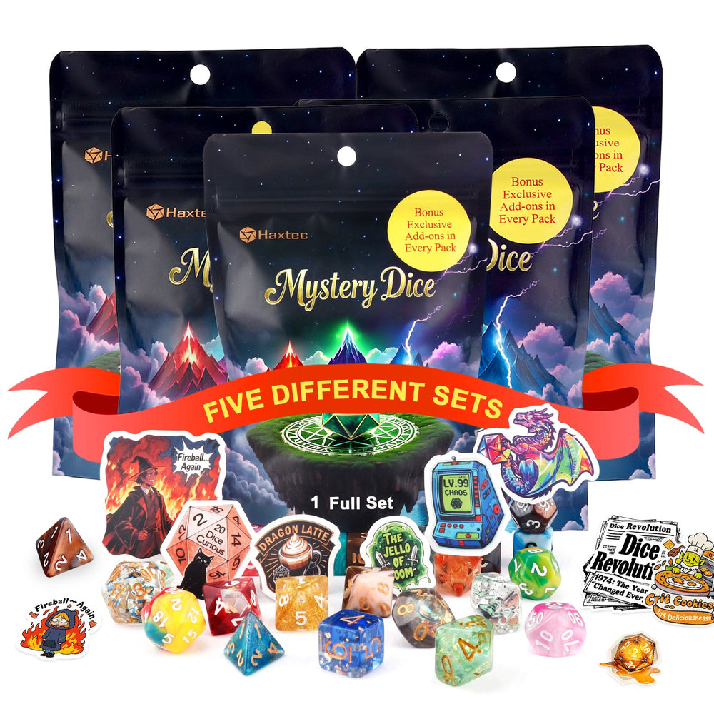 Haxtec Metal Dice, polyhedral dice and accessories for ttrpgs. – Haxtec ...