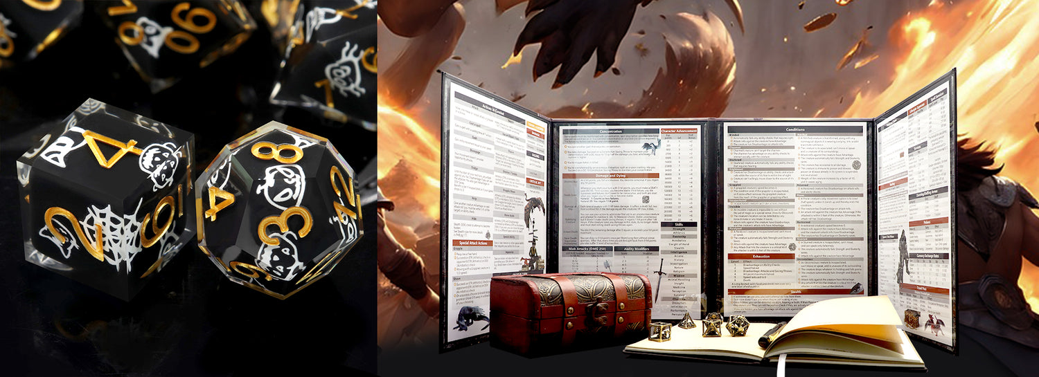 Haxtec Metal Dice, polyhedral dice and accessories for ttrpgs. – Haxtec ...